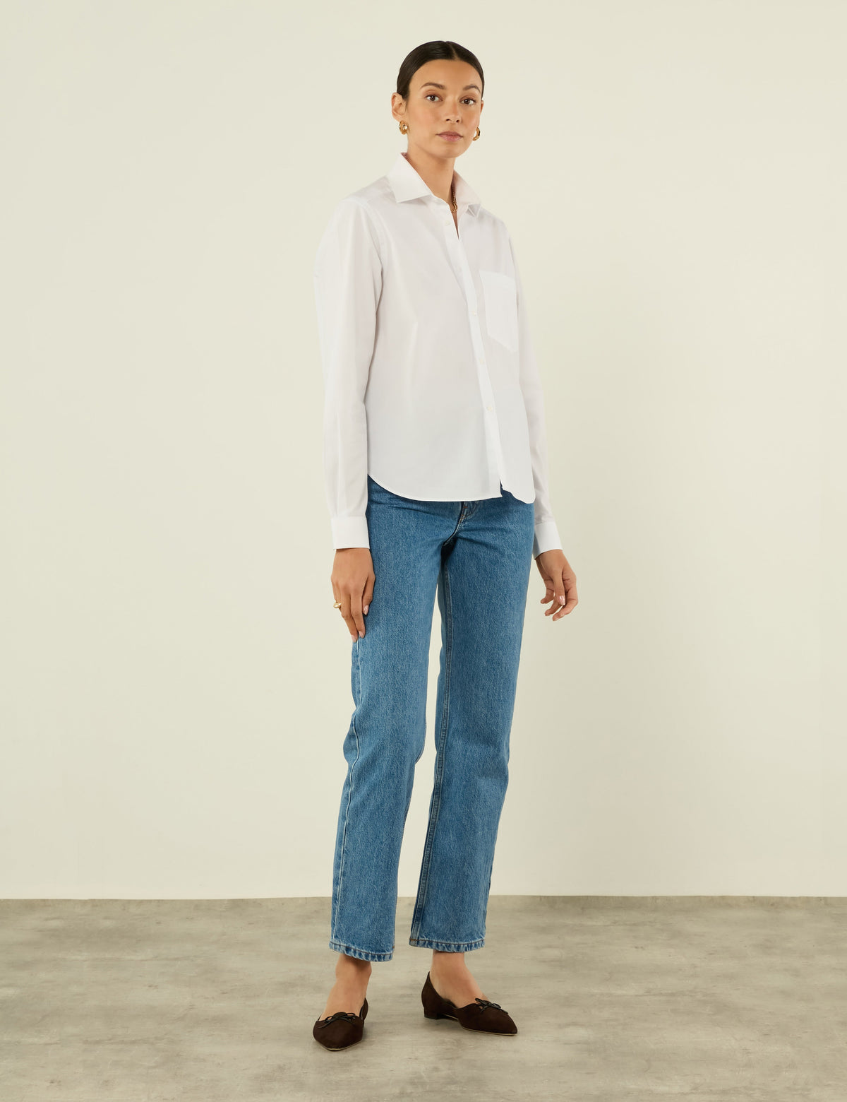 The Classic: Fine Poplin, White – With Nothing Underneath