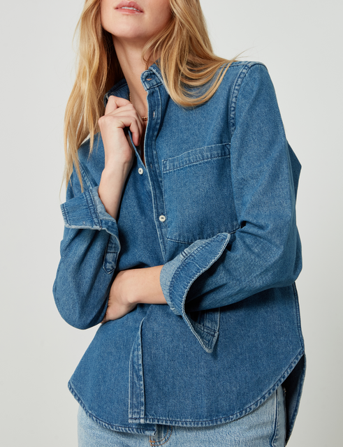 The Classic: Denim, Blue – With Nothing Underneath