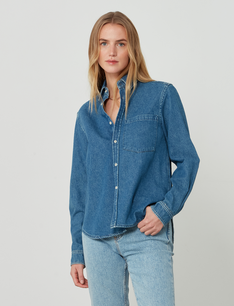 The Classic: Denim, Blue – With Nothing Underneath