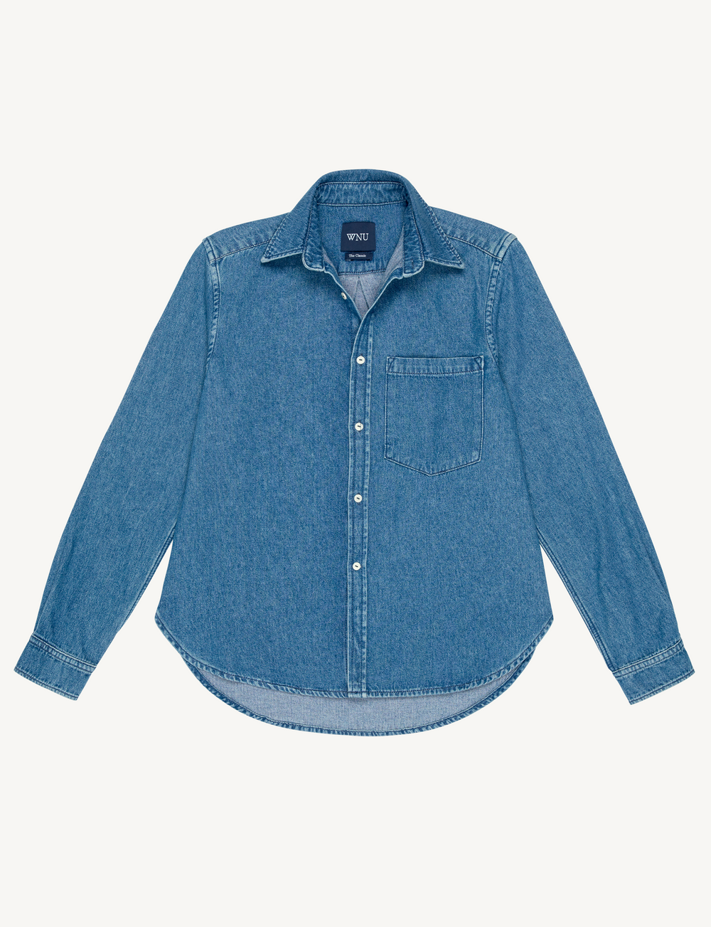 The Classic: Denim, Blue – With Nothing Underneath
