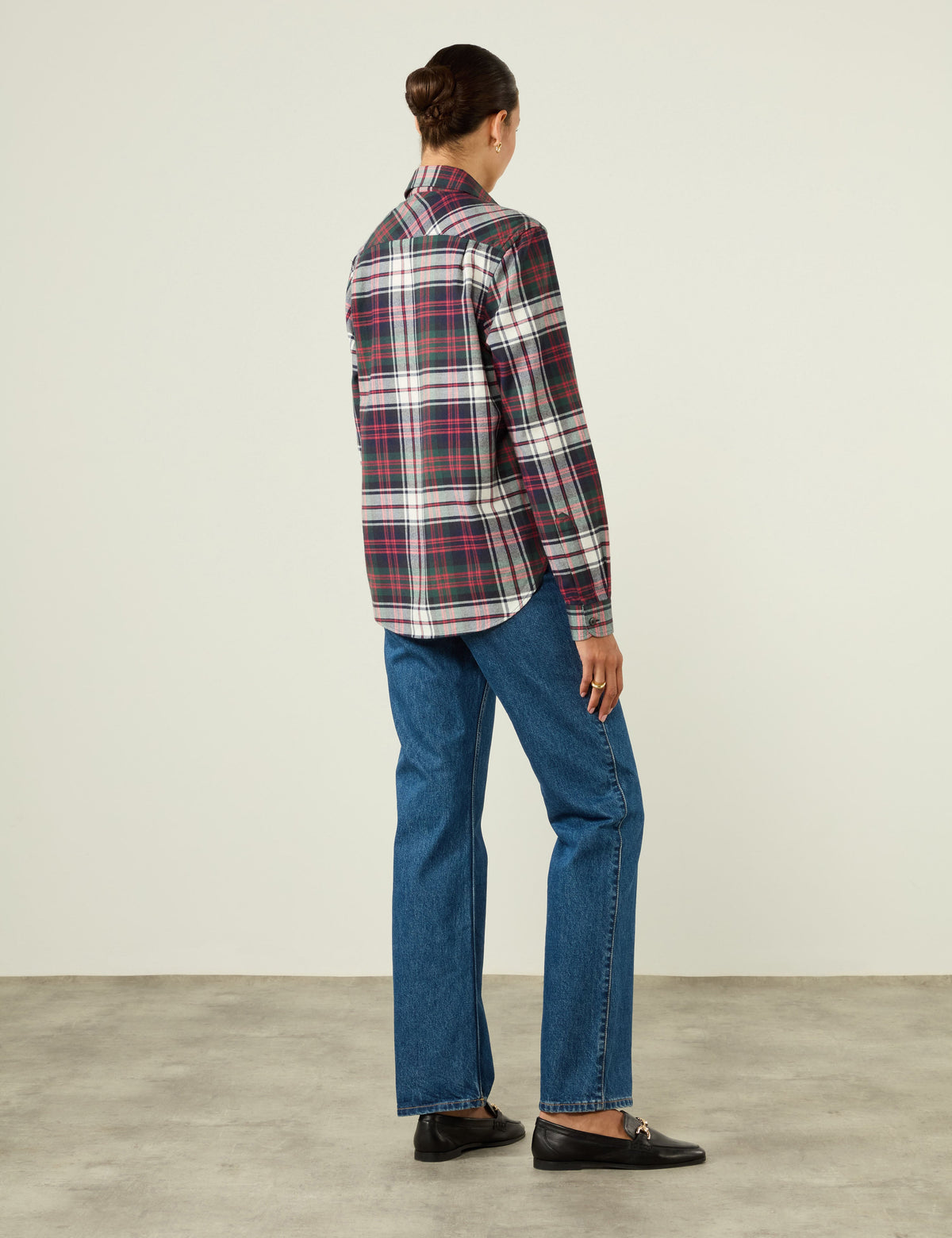 The Classic: Fine Brushed, White and Red – With Nothing Underneath