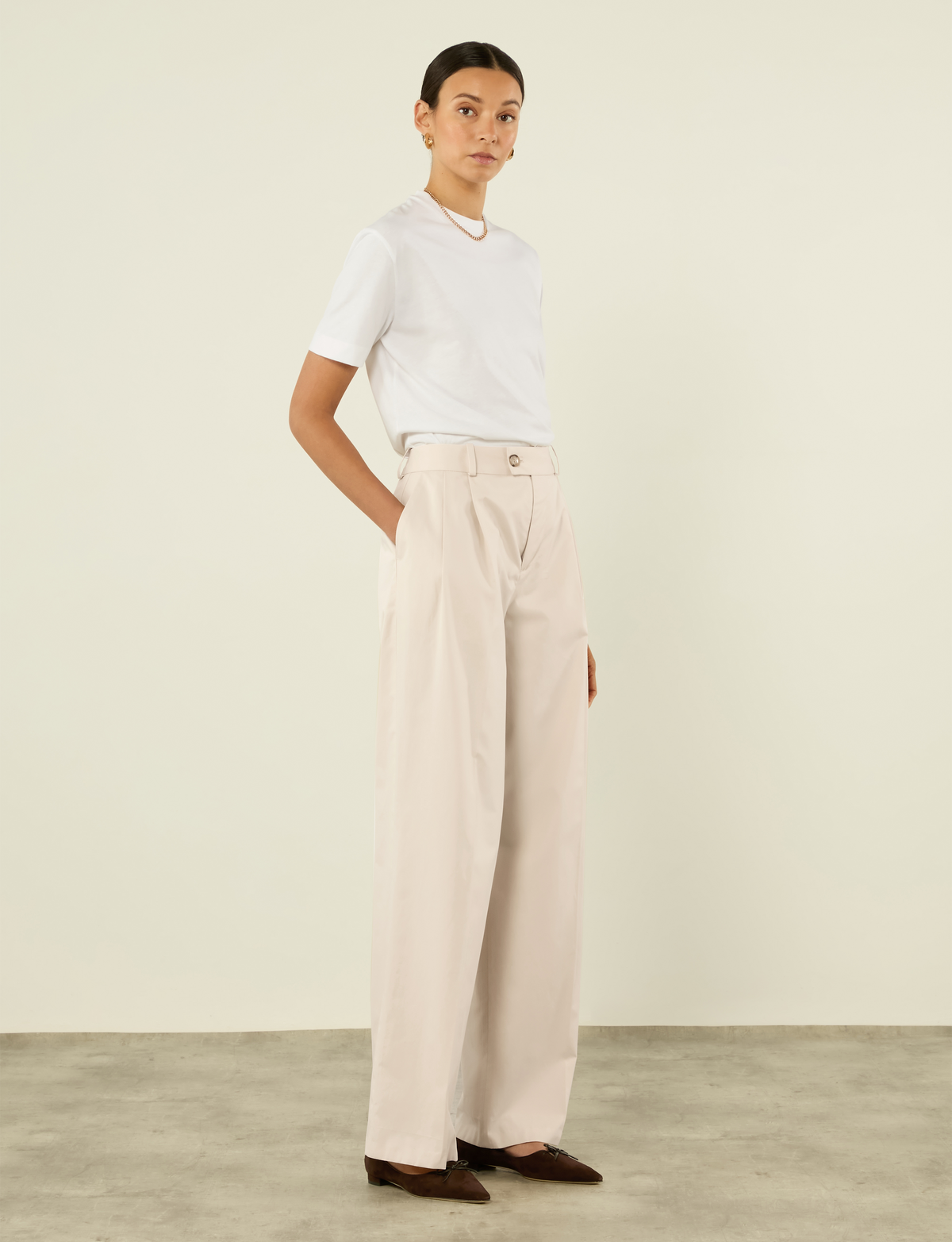 Devon Jumper: Cotton, Navy Stripe – With Nothing Underneath