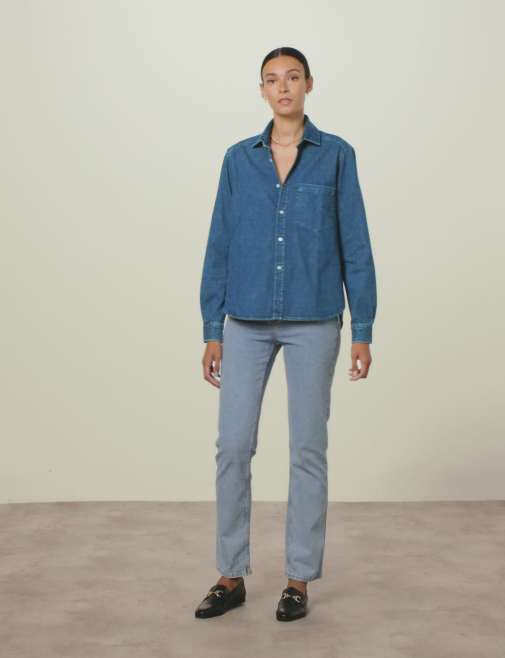The Classic: Denim, Blue – With Nothing Underneath